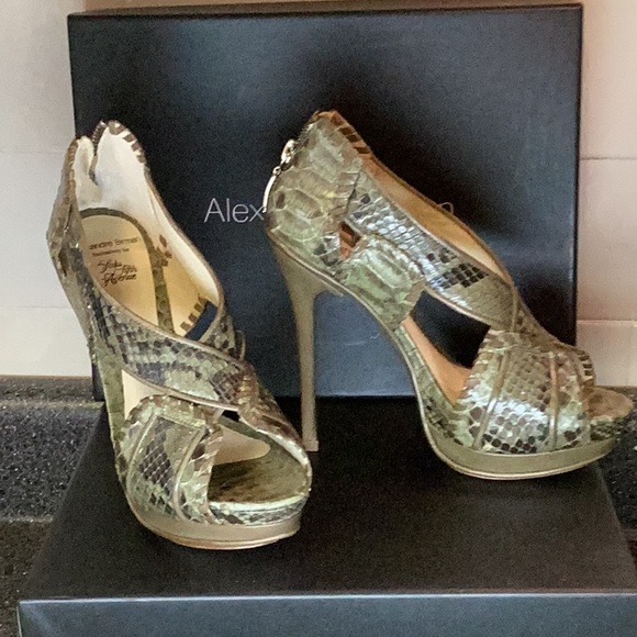 Alexandre Birman | Shoes | Snake Skin High Heel Pump | Poshmark